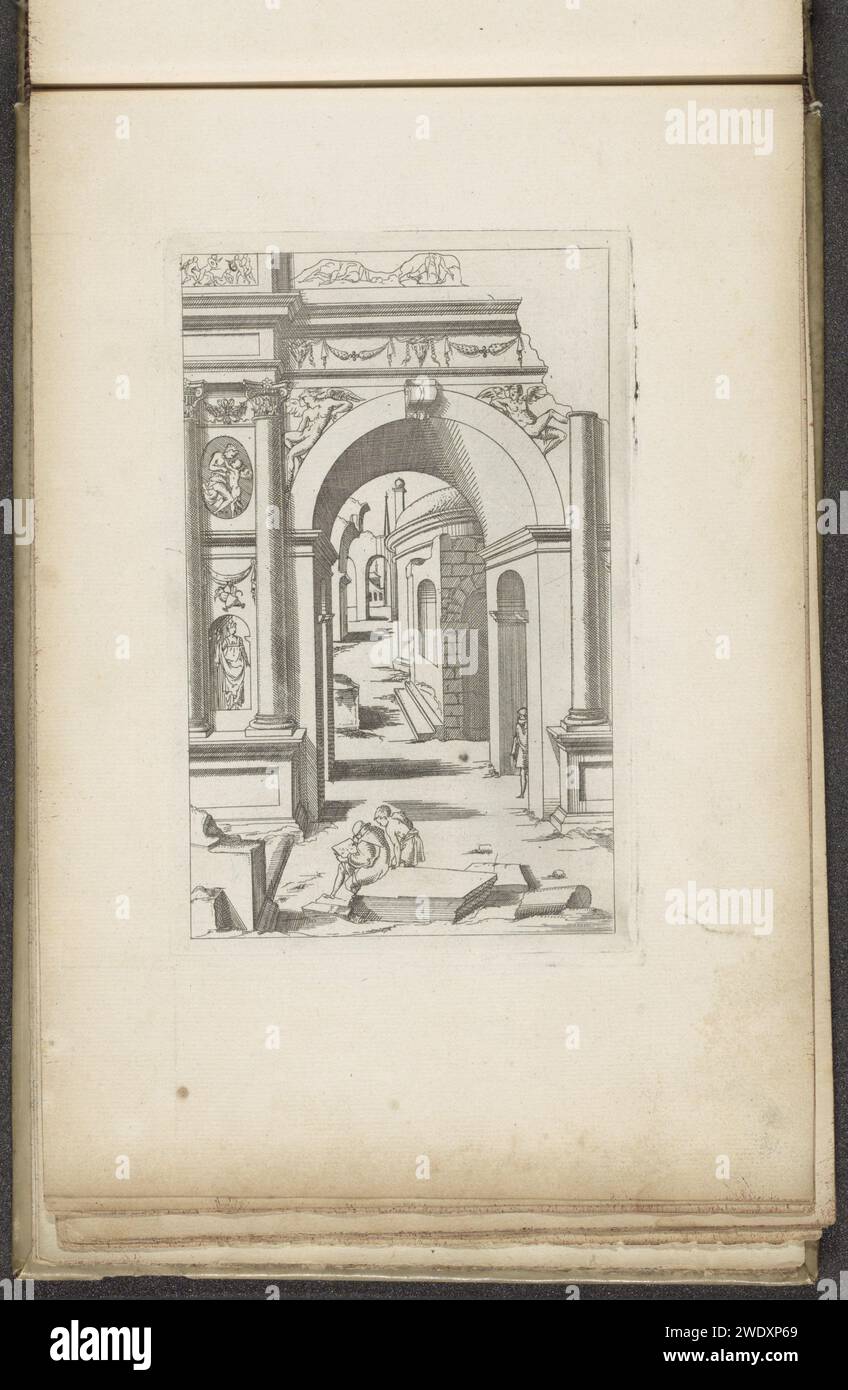 TROMHFBOG, JACQUES Arrot, d'après Léonard Thiry, 1550 estampes d'un arc ...