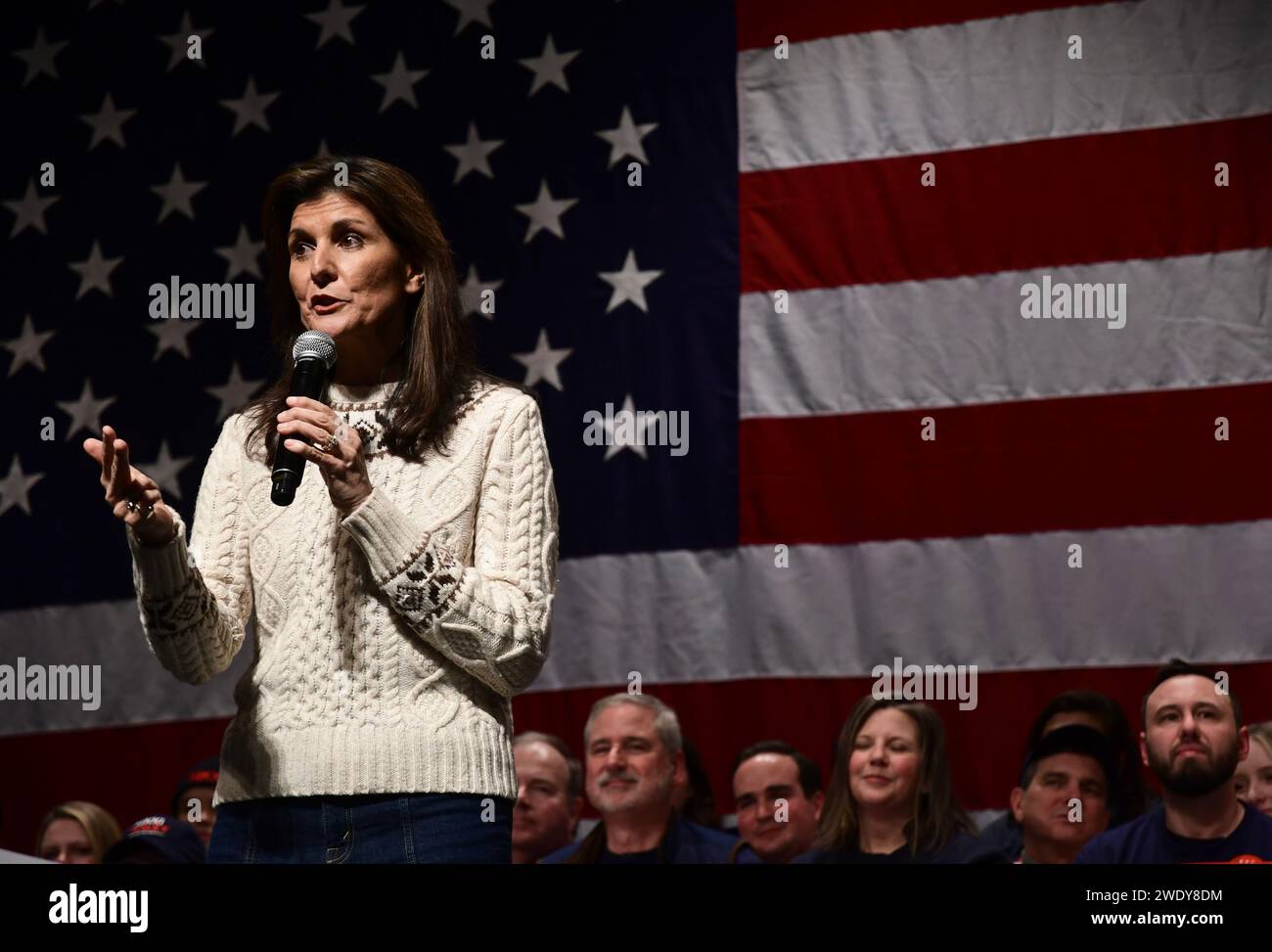 L’ancienne ambassadrice des Nations Unies Nikki Haley prend la parole ...