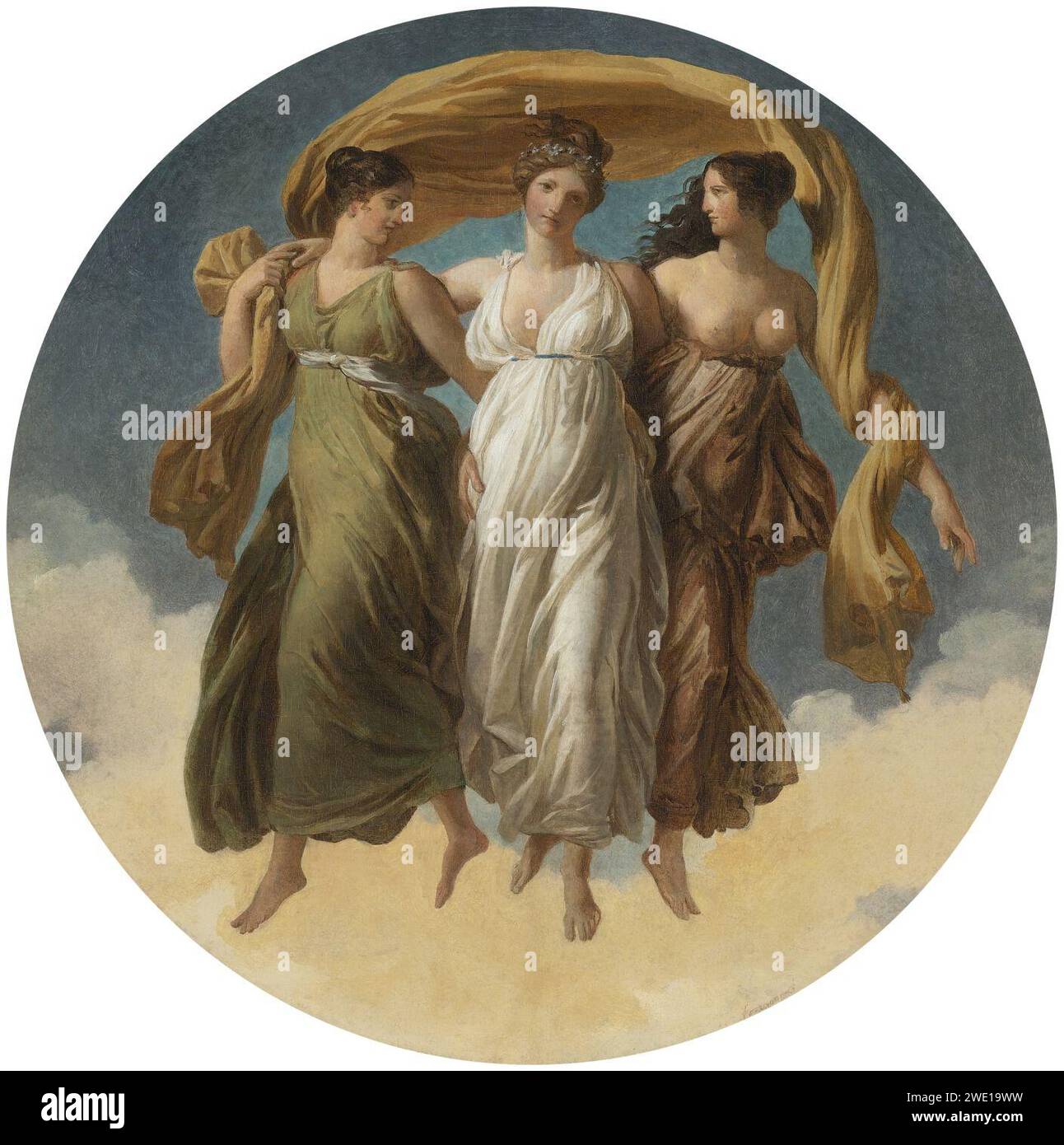 Trois graces Banque d'images détourées - Alamy