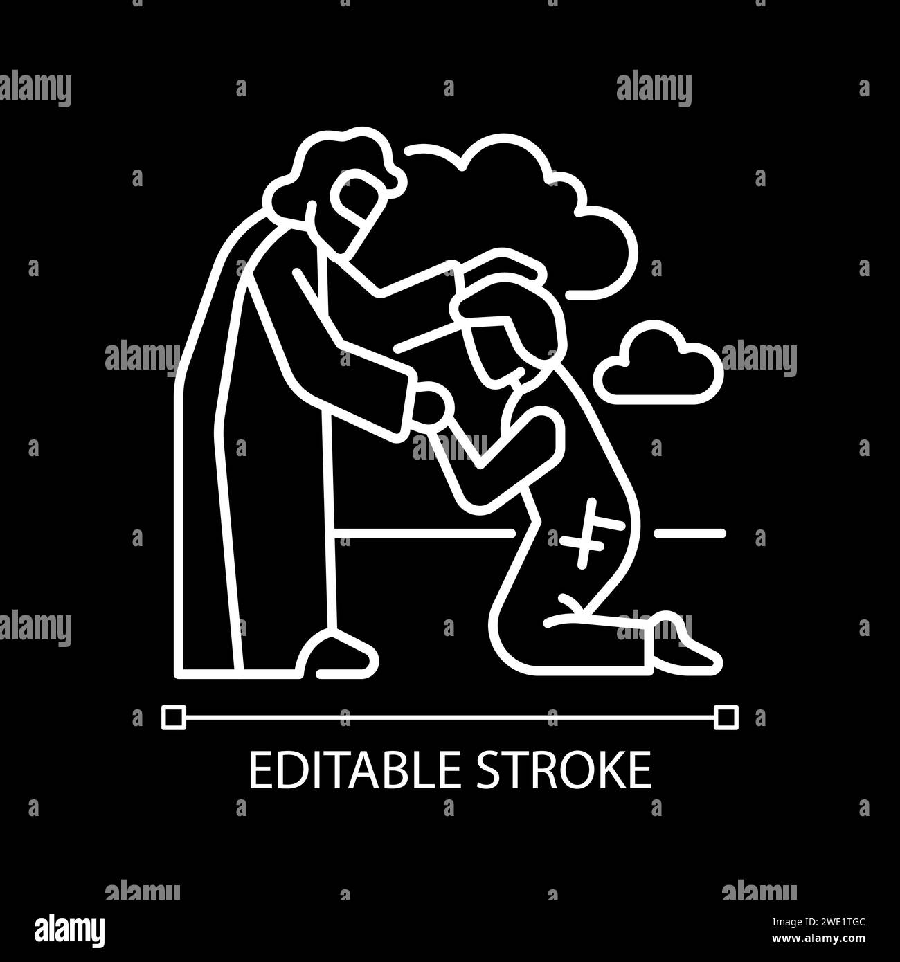Parabole et le fils prodigue Banque d'images vectorielles - Alamy