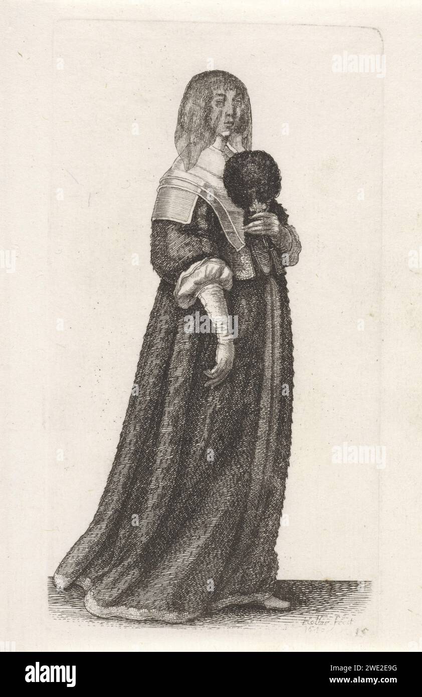 La parure d'une femme (les vêtements des femmes anglaises), Venceslas ...