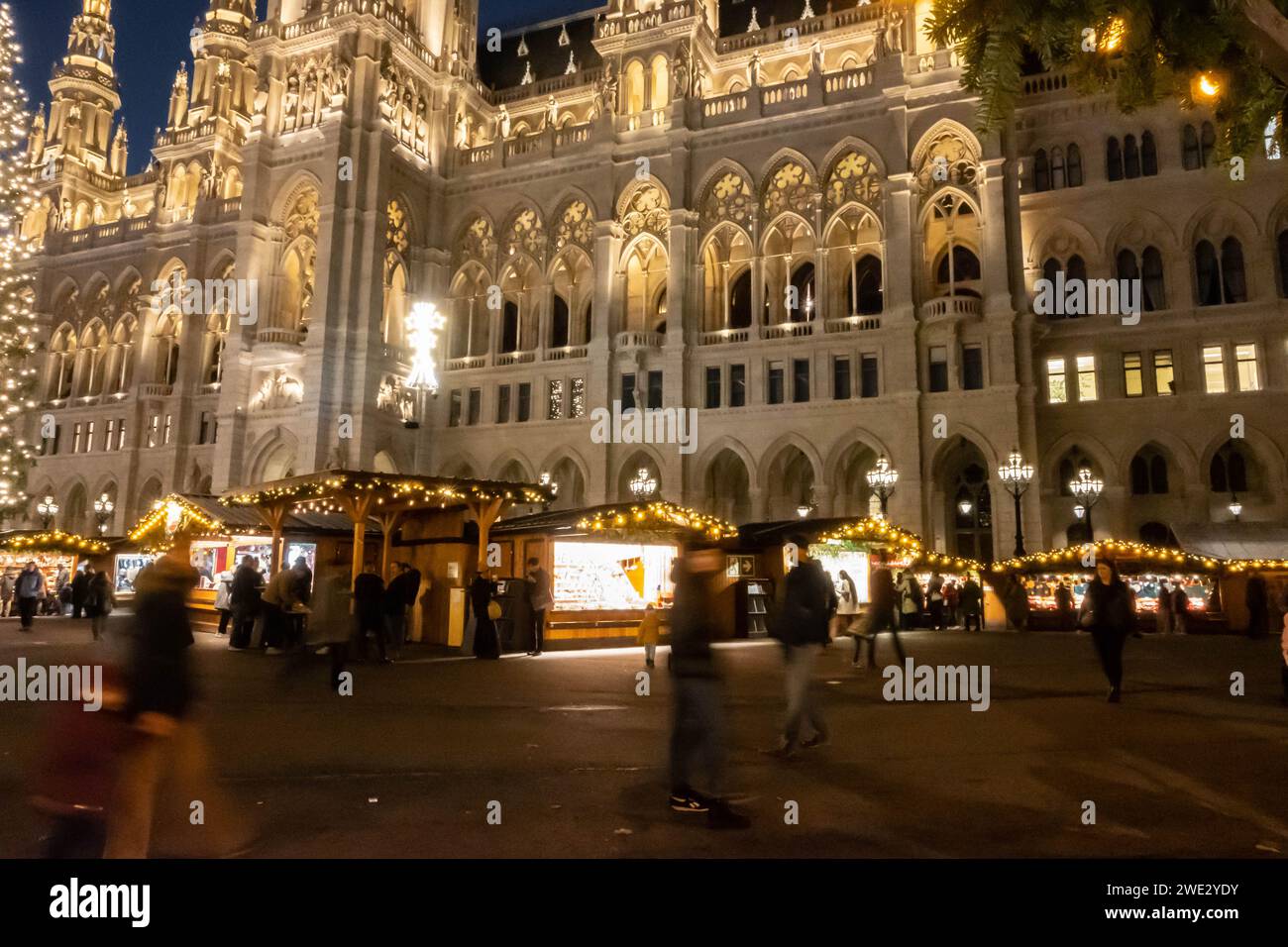 VIENNE, AUTRICHE - 20 novembre 2023 : marché de Noël Christkindlmarkt ...