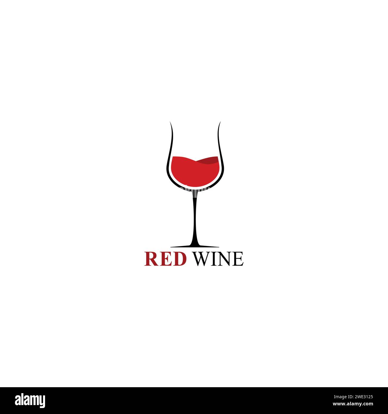 Verre vin logo Banque de photographies et d’images à haute résolution ...