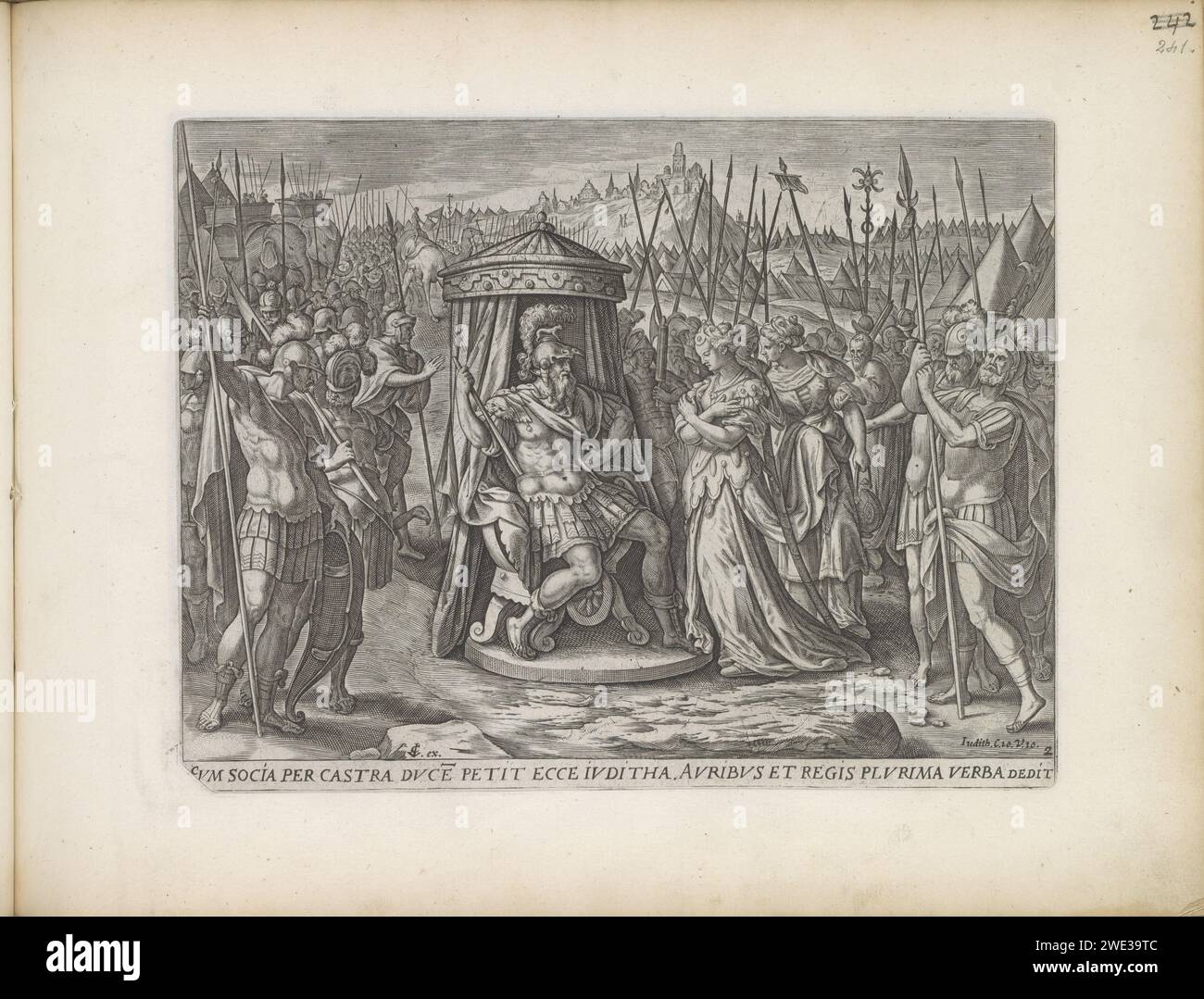 Judit présenté à Holophernes, 1643 print Judit et sa servante sont ...