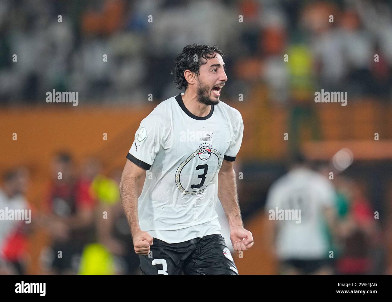 22 2024 janvier : Mohamed Hany Gamal Eldemerdash (Egypte) fait des ...