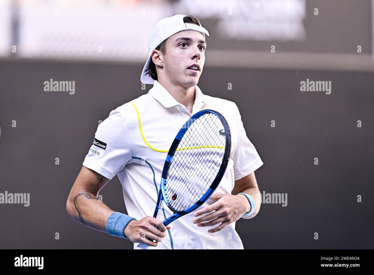 Arthur Cazaux de France lors de l'Open d'Australie 2024, tournoi de ...