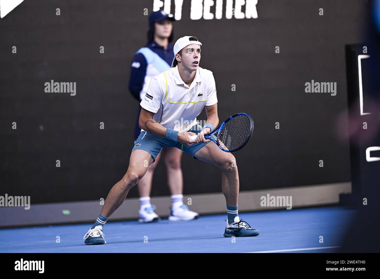 Arthur Cazaux de France lors de l'Open d'Australie 2024, tournoi de ...