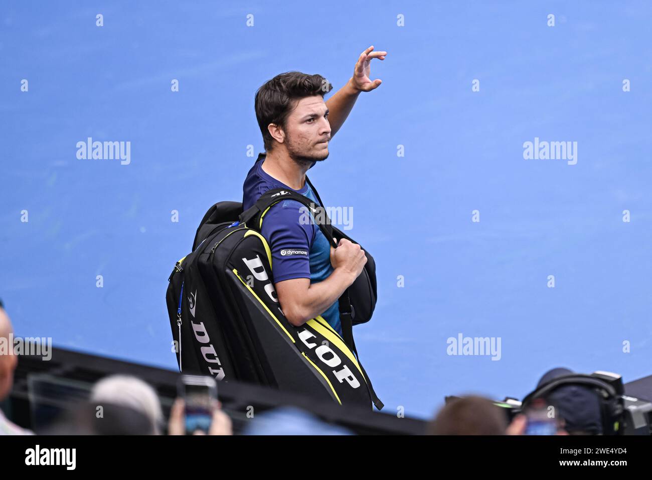 Miomir Kecmanovic lors de l'Open d'Australie 2024, tournoi de tennis du ...