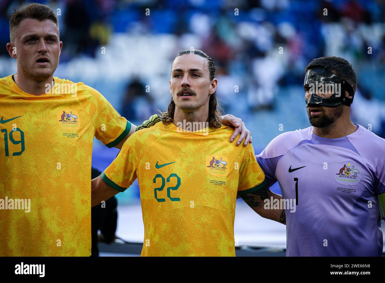 Doha, Qatar, 23 janvier 2024, AFC Asian Cup Qatar 2023 Groupe B ...