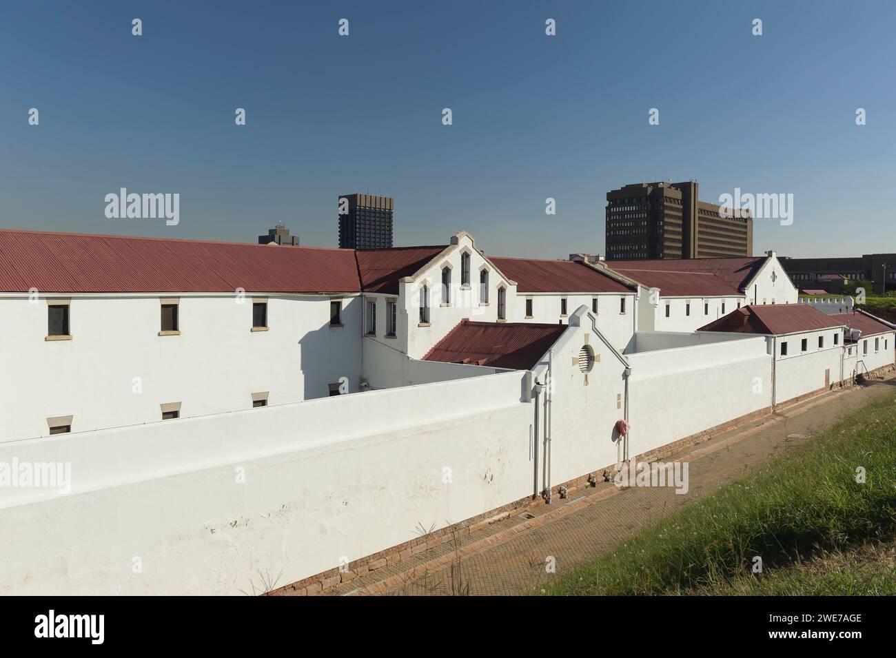 Constitutional Hill dans le centre-ville de Johannesburg était une ...