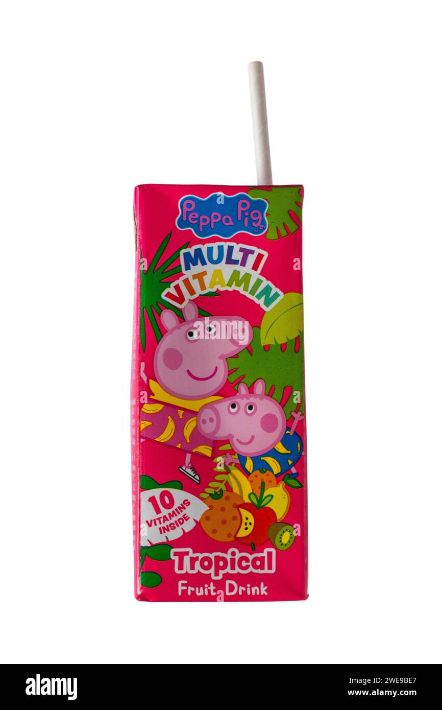 Fruit juice carton Banque d'images détourées - Alamy
