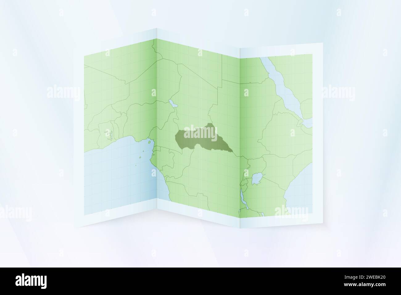 Carte de la république centrafricaine Banque d'images vectorielles - Alamy