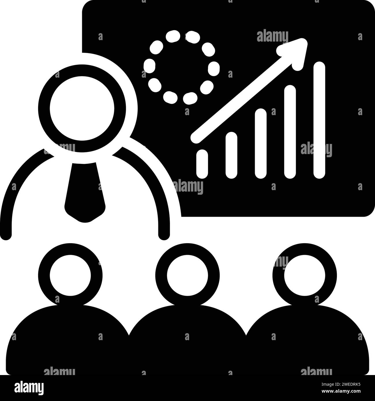 Icône de formation Banque d'images noir et blanc - Alamy