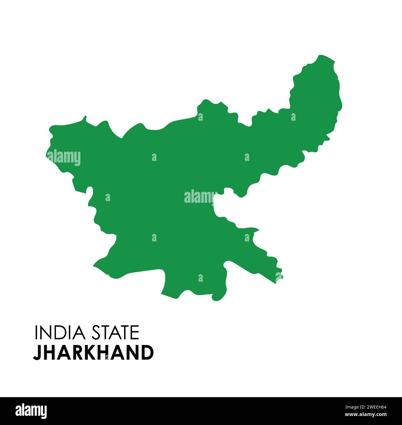 Jharkhand map Banque de photographies et d’images à haute résolution - Alamy