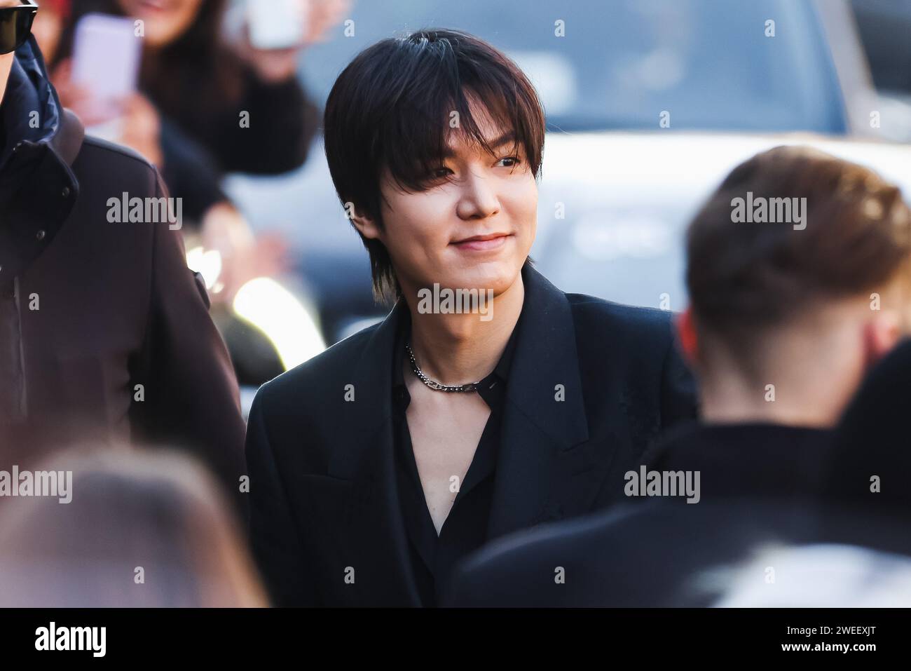 Milan, Italie. 13 janvier 2024. Lee min-ho est présent au défilé de ...