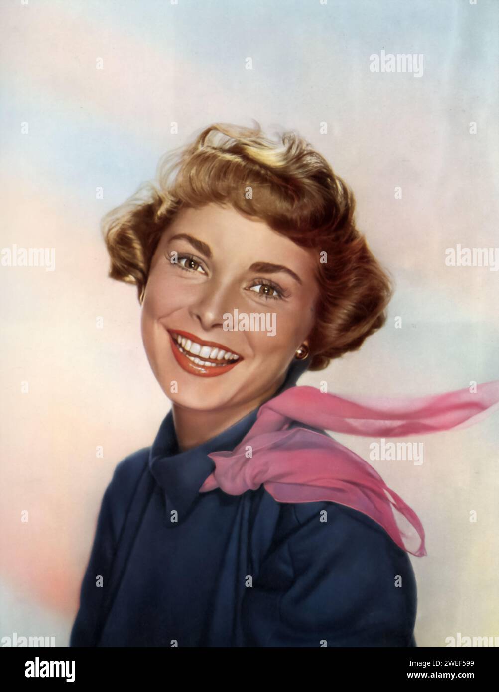 Portrait de Janet Leigh, actrice distinguée connue pour son rôle dans ...