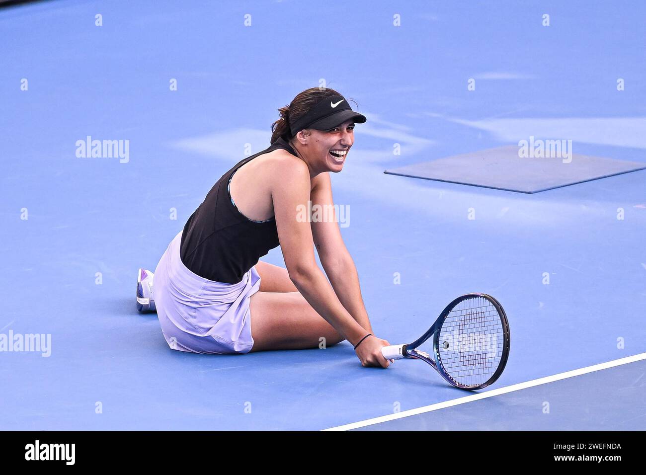 Jaimee Fourlis et Andrew Harris lors du tournoi de tennis Australian ...