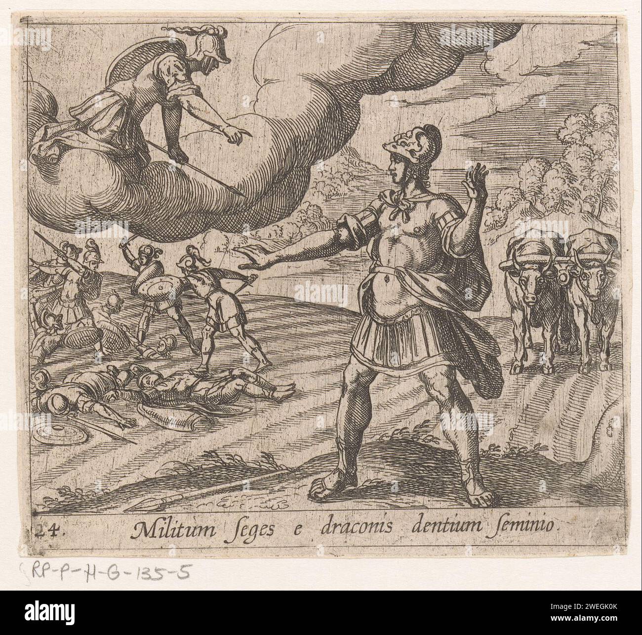 Les combattants nés des dents du dragon, Antonio Tempesta, 1606 - 1638 ...