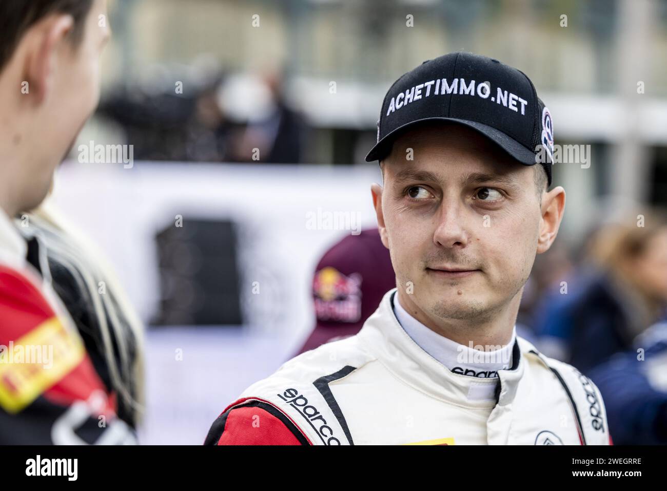 DUNAND Arnaud, Citroën C3 Rally2, portrait lors du Rallye automobile Monte Carlo 2024, 1e manche ...