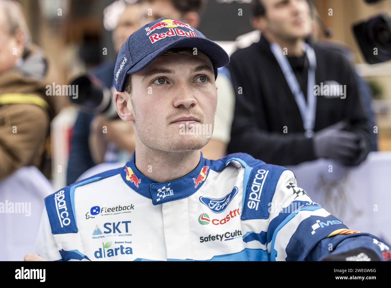 MUNSTER Gregoire, Ford Puma Rally1, portrait lors du Rallye automobile Monte Carlo 2024, 1e ...