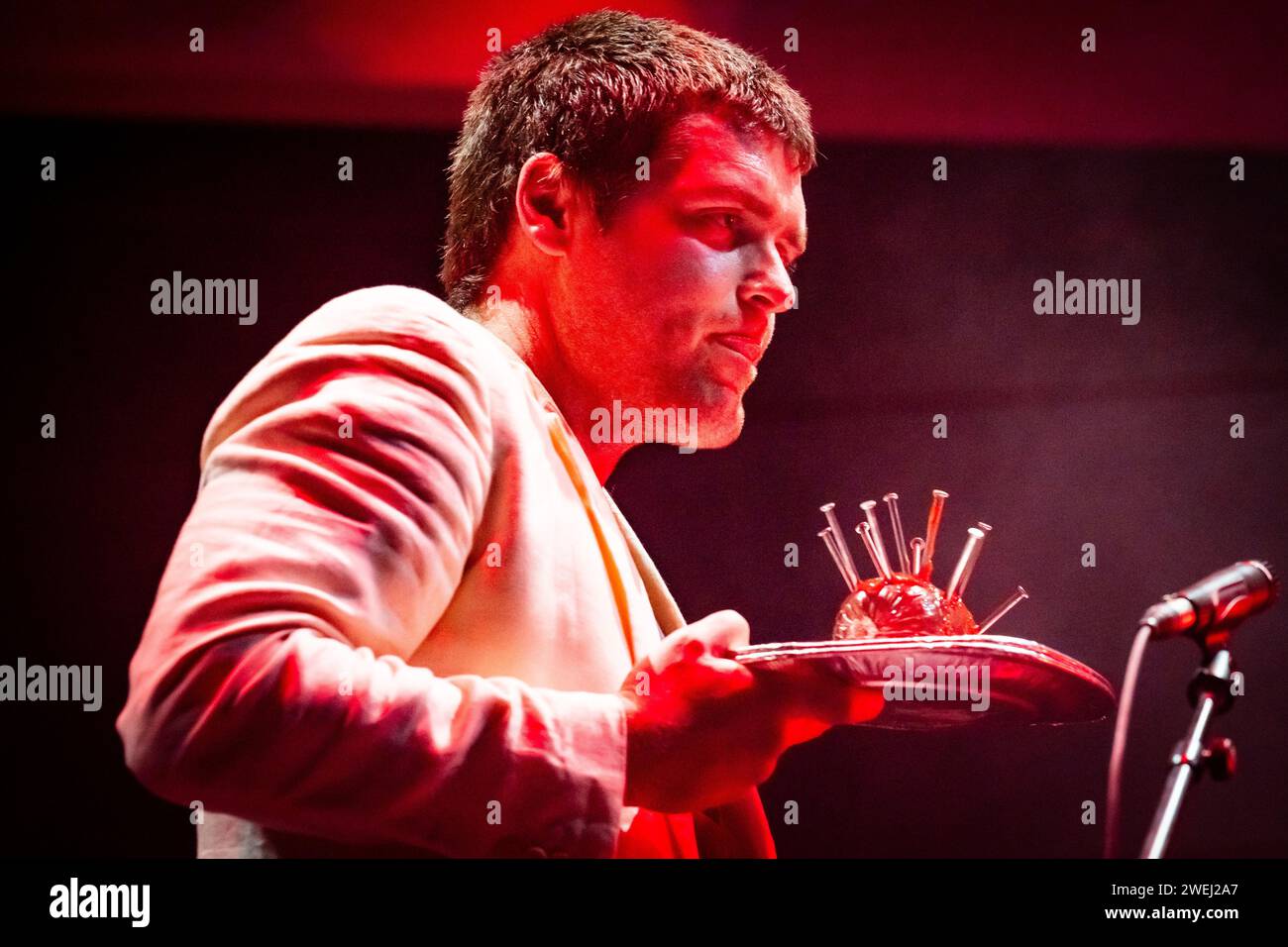 Édimbourg, Écosse. Jeudi 25 janvier 2024. Edinburgh chanteur ...