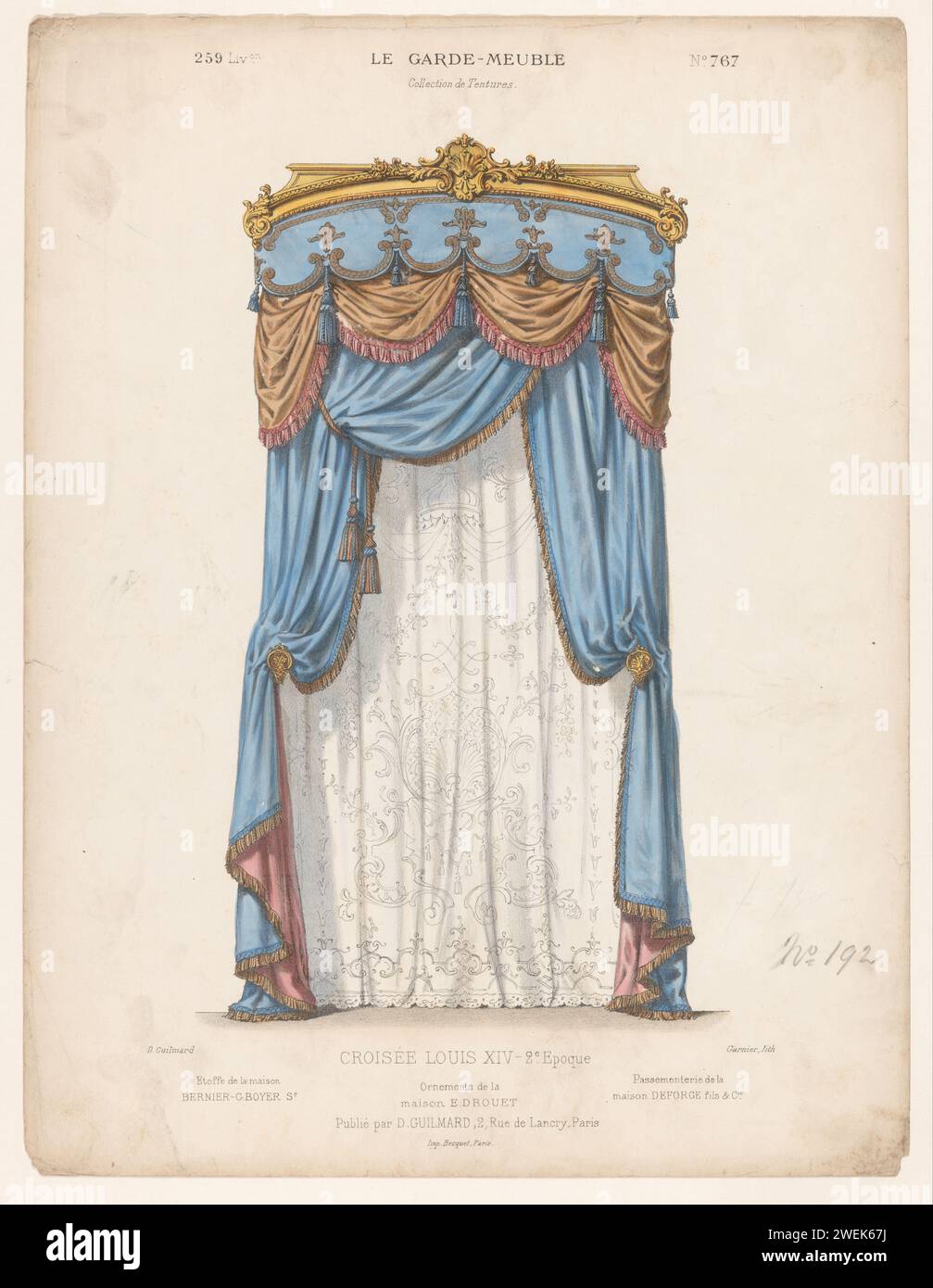 Style louis xiv rideaux Banque de photographies et d’images à haute ...