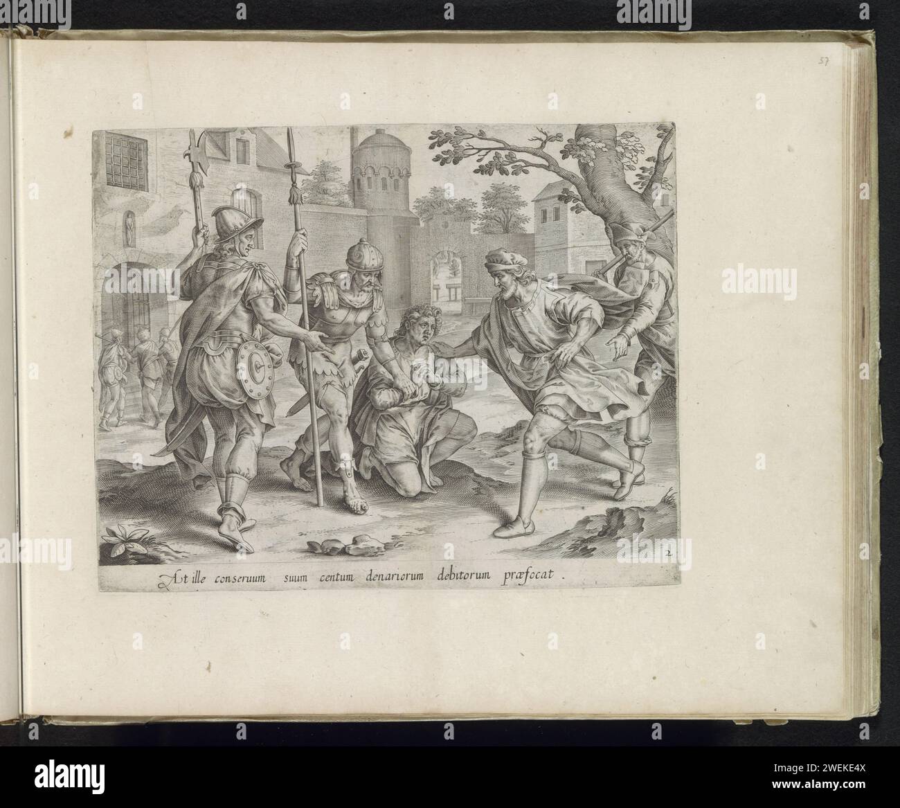 Le serviteur impitoyable laisse son débiteur emprisonner, 1585 imprimer ...