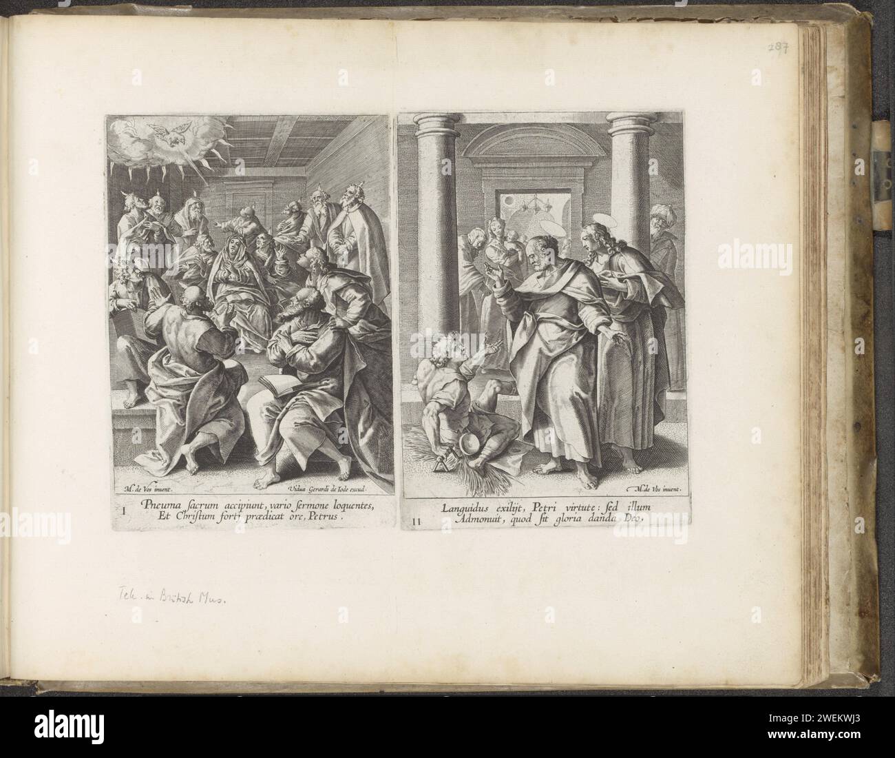 Sortie du Saint-Esprit / Pierre et John guérissent un homme paralysé ...