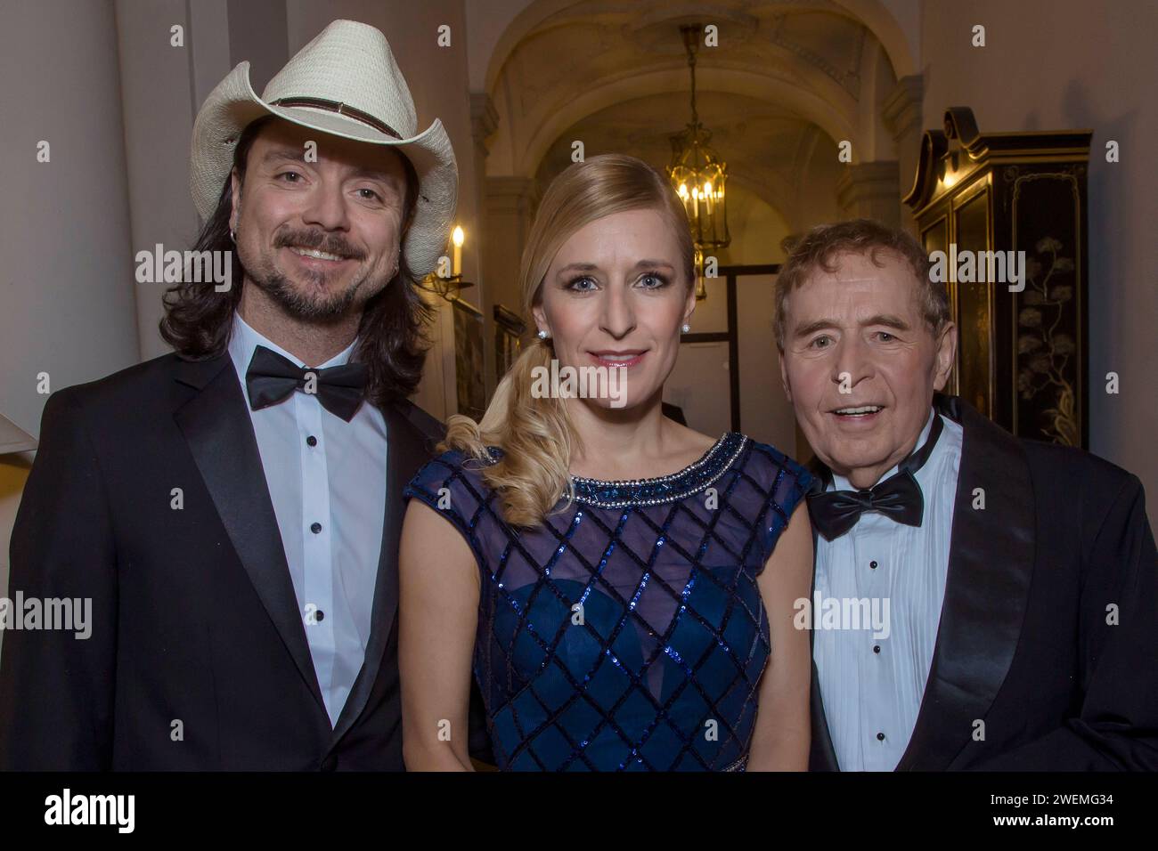 Sängerin Stefanie Hertel mit ihrem Mann Lanny Lanner li. Und Vater ...