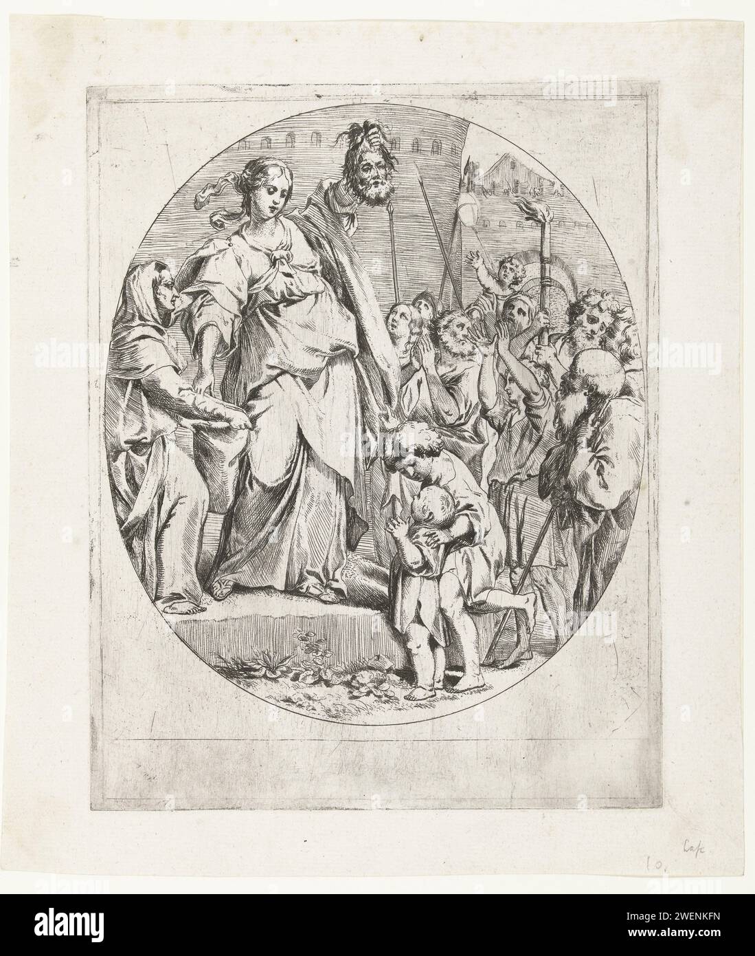 Judit montre la tête d'Holophernes à Het Volk, Robert van Audenaerd, d ...