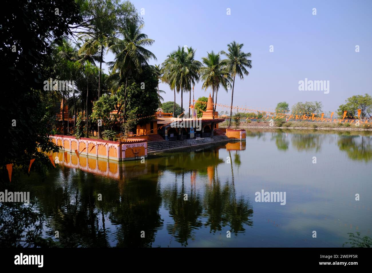 26 janvier 2024, Pune, Inde, Temple Ramdara reconstruit en 1970 par ...