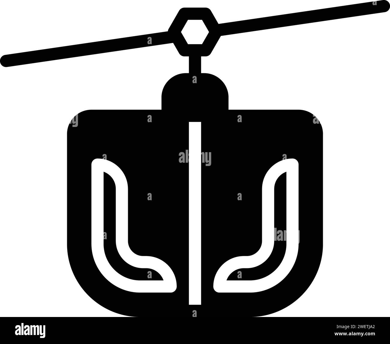 Funiculaire de capri Banque d'images noir et blanc - Alamy