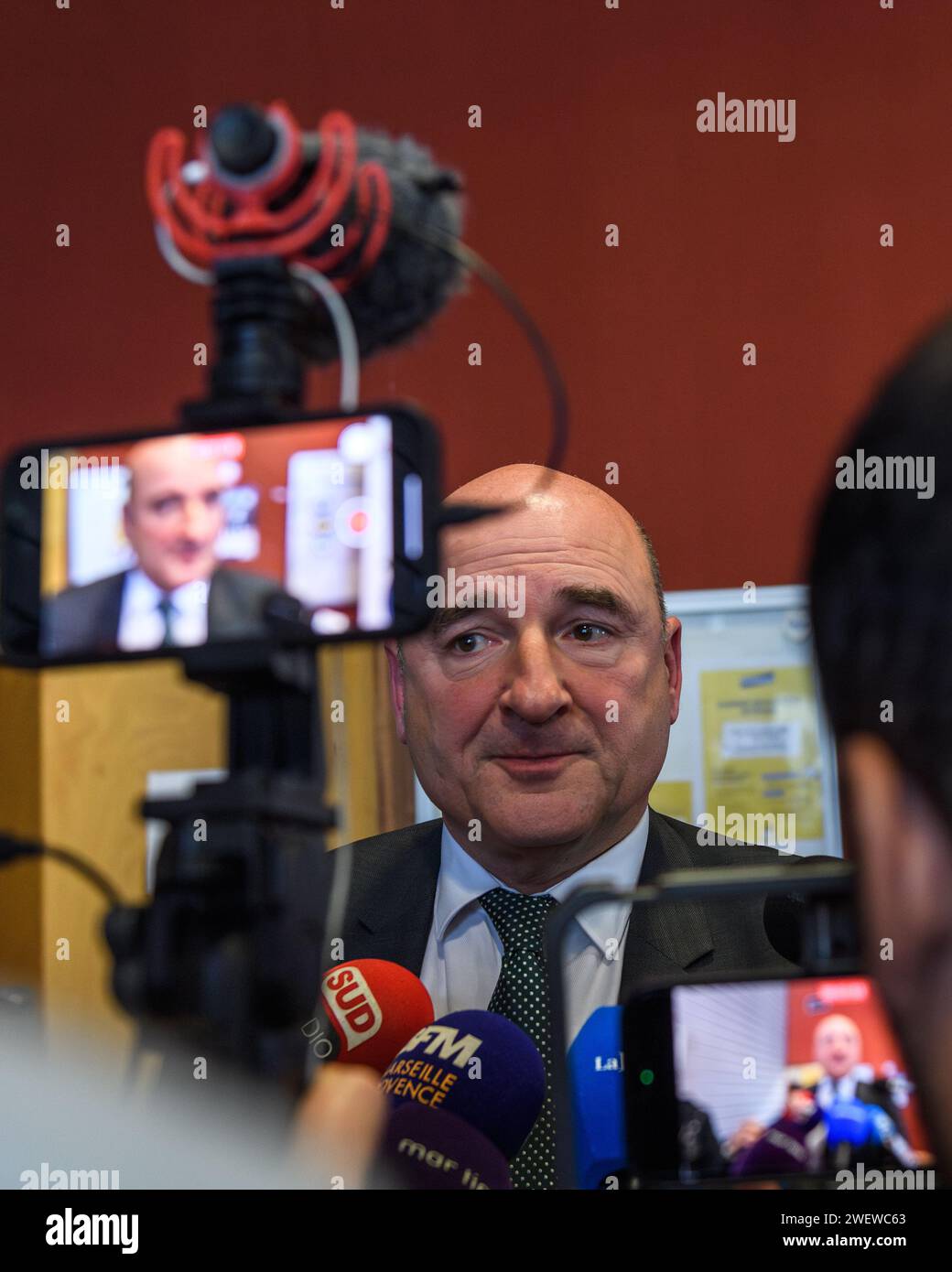 Marseille, France. 16 janvier 2024. Nicolas Bessone (procureur de ...