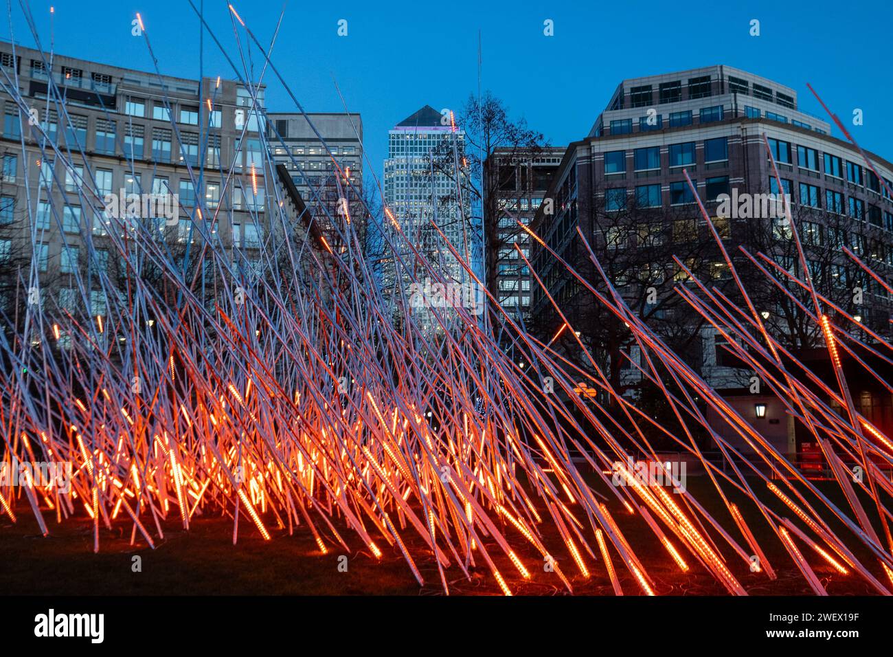 Canary Wharf Winter Lights, le 26 janvier 2024, le populaire festival ...