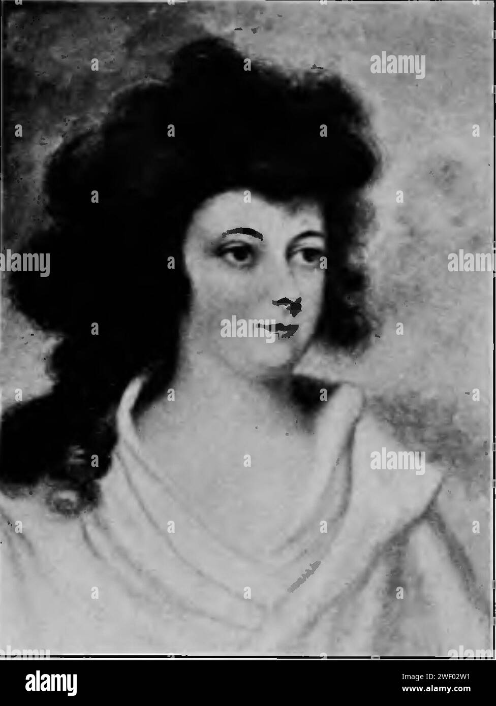 Maria page Banque d'images noir et blanc - Alamy