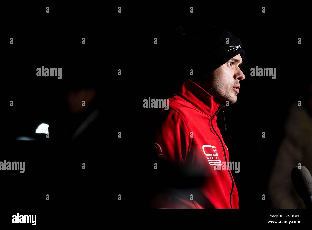 Gap, France. 27 janvier 2024. GRYAZIN Nikolay, Citroën C3 Rally2 ...