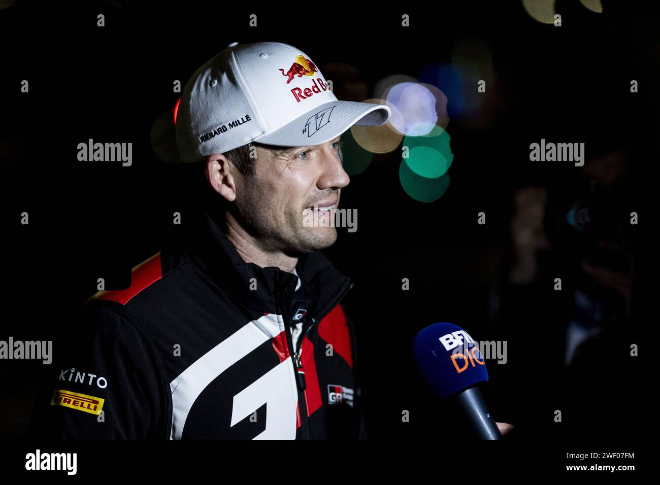 OGIER Sebastien, Toyota GR Yaris Rally1, portrait lors du Rallye automobile Monte Carlo 2024, 1e ...