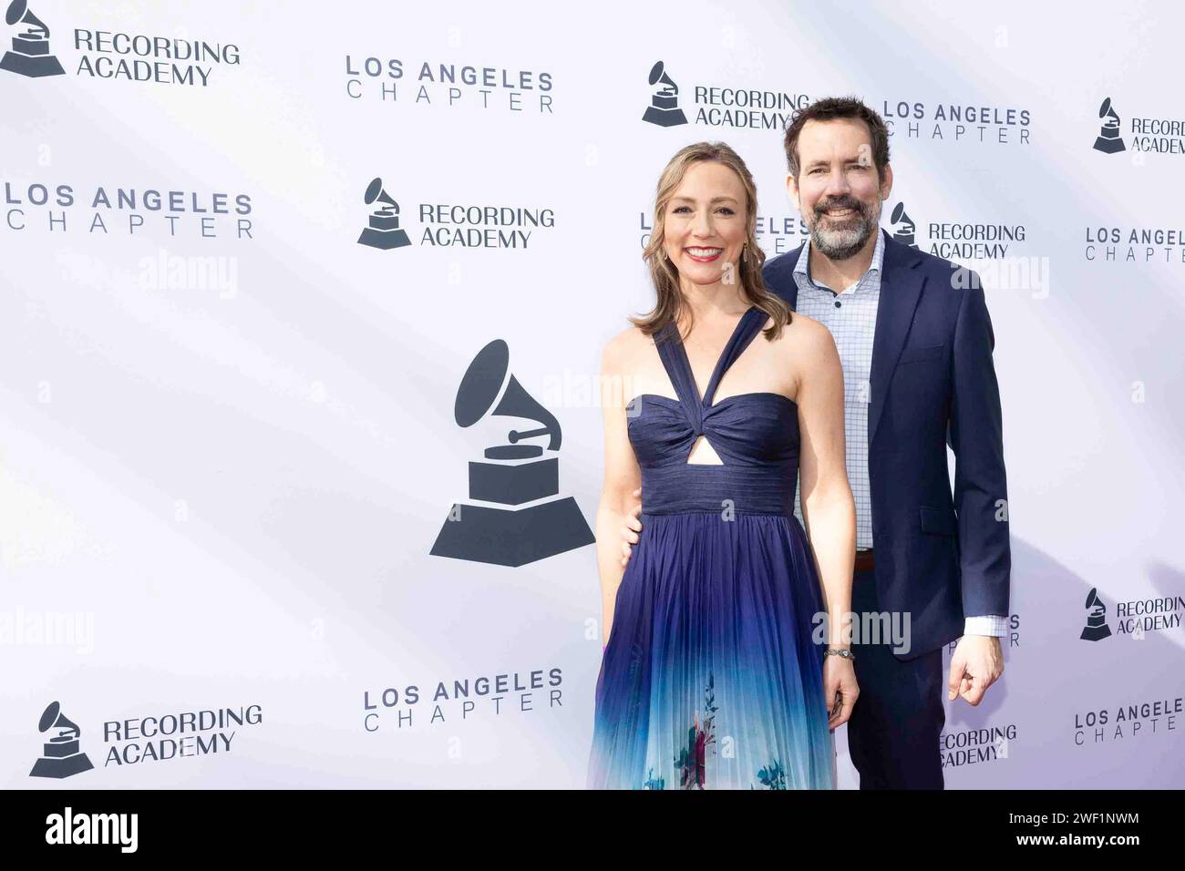 Christina Piedlow et Greg Piedlow assistent aux arrivées de la ...