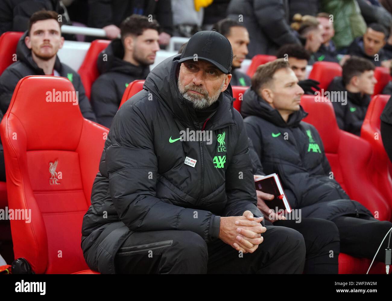 L'entraîneur de Liverpool Jurgen Klopp lors du match du quatrième tour ...