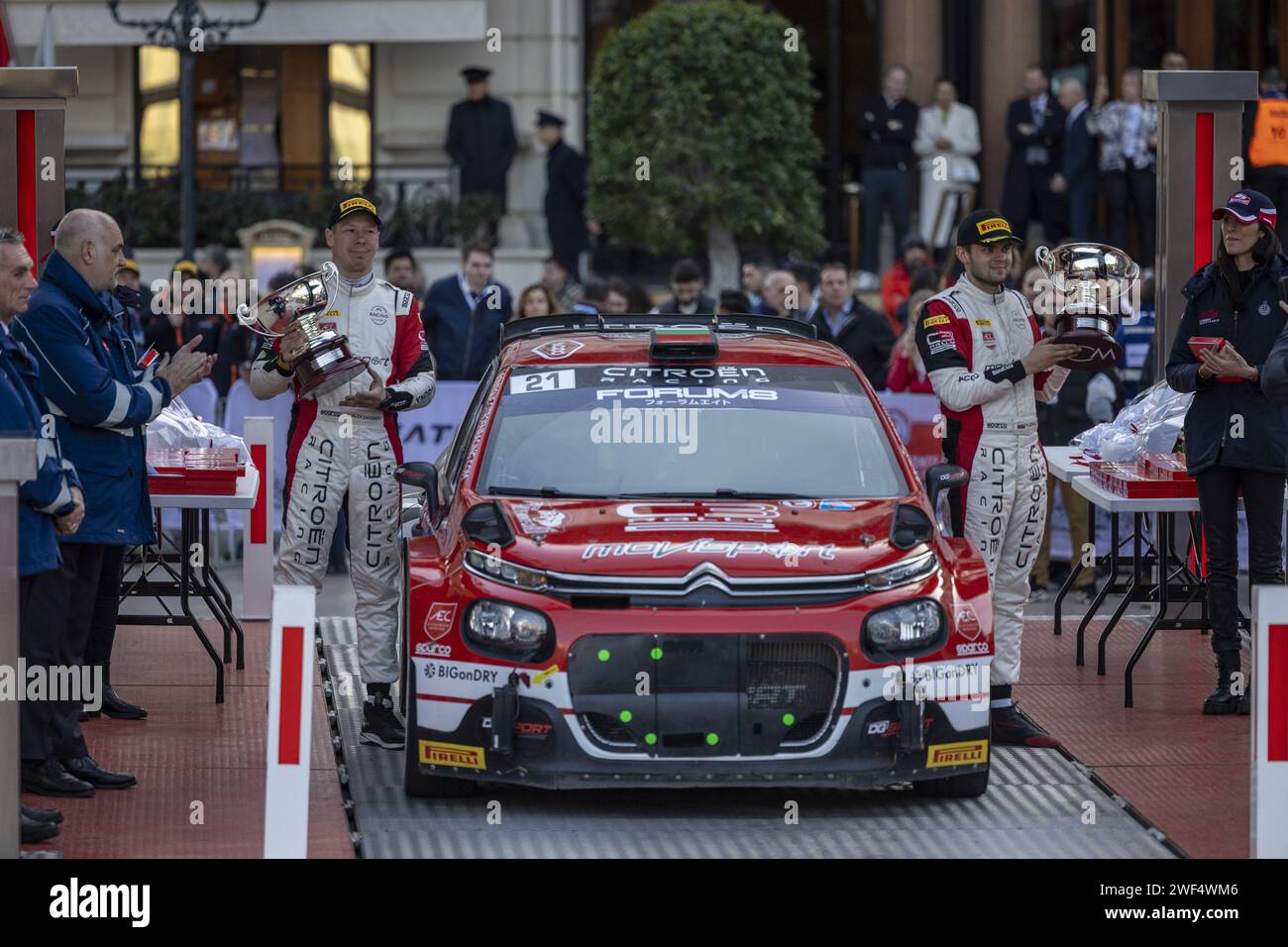 GRYAZIN Nikolay, Citroën C3 Rally2, portrait lors du Rallye automobile ...