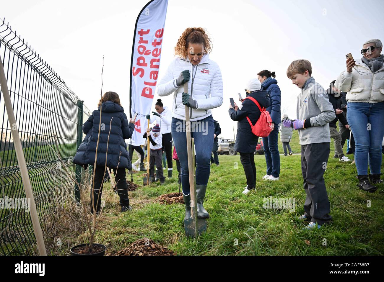 Mélina Robert-Michon, lanceur de disques française lors de la ...