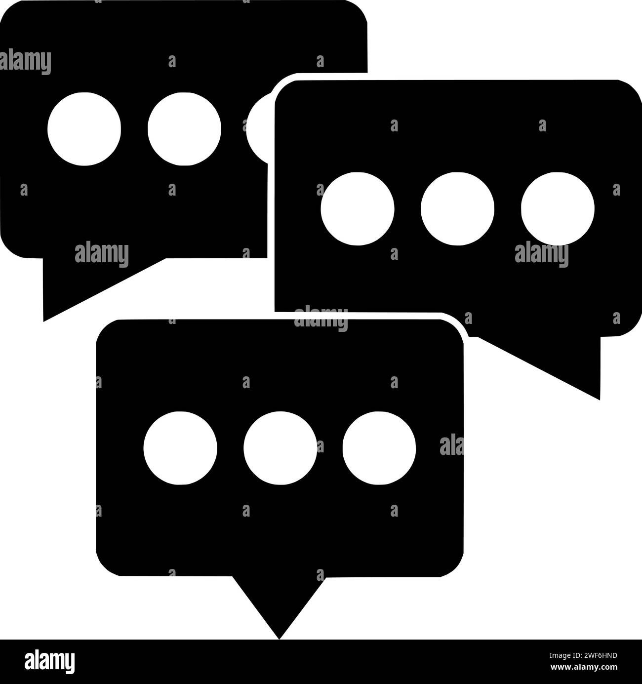 Discussion parler Banque d'images vectorielles - Alamy