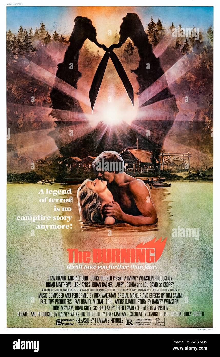 The Burning (1981) réalisé par Tony Maylam et mettant en vedette Brian Matthews, Leah Ayres et ...