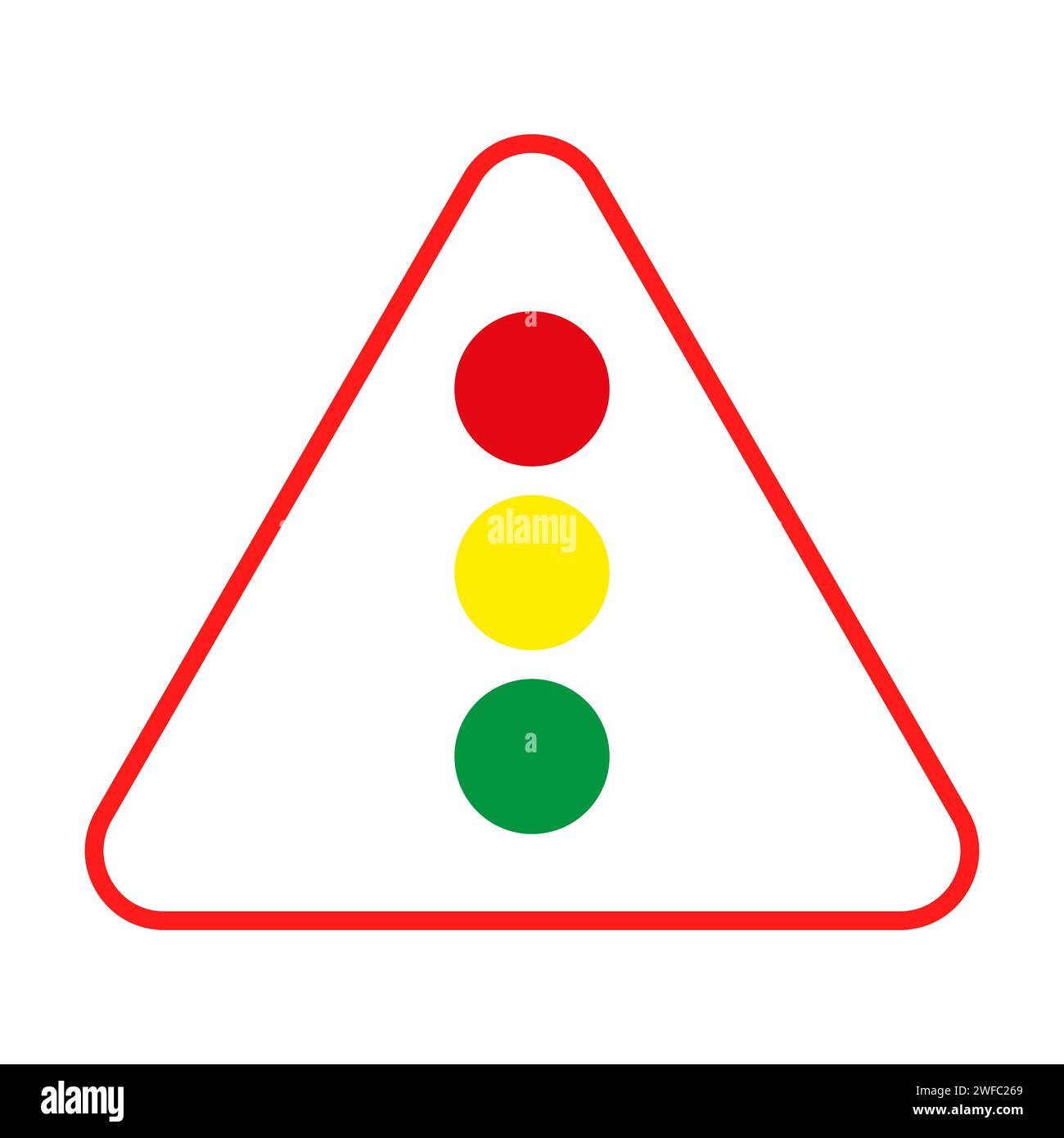 Panneau de signalisation triangulaire Banque d'images vectorielles ...