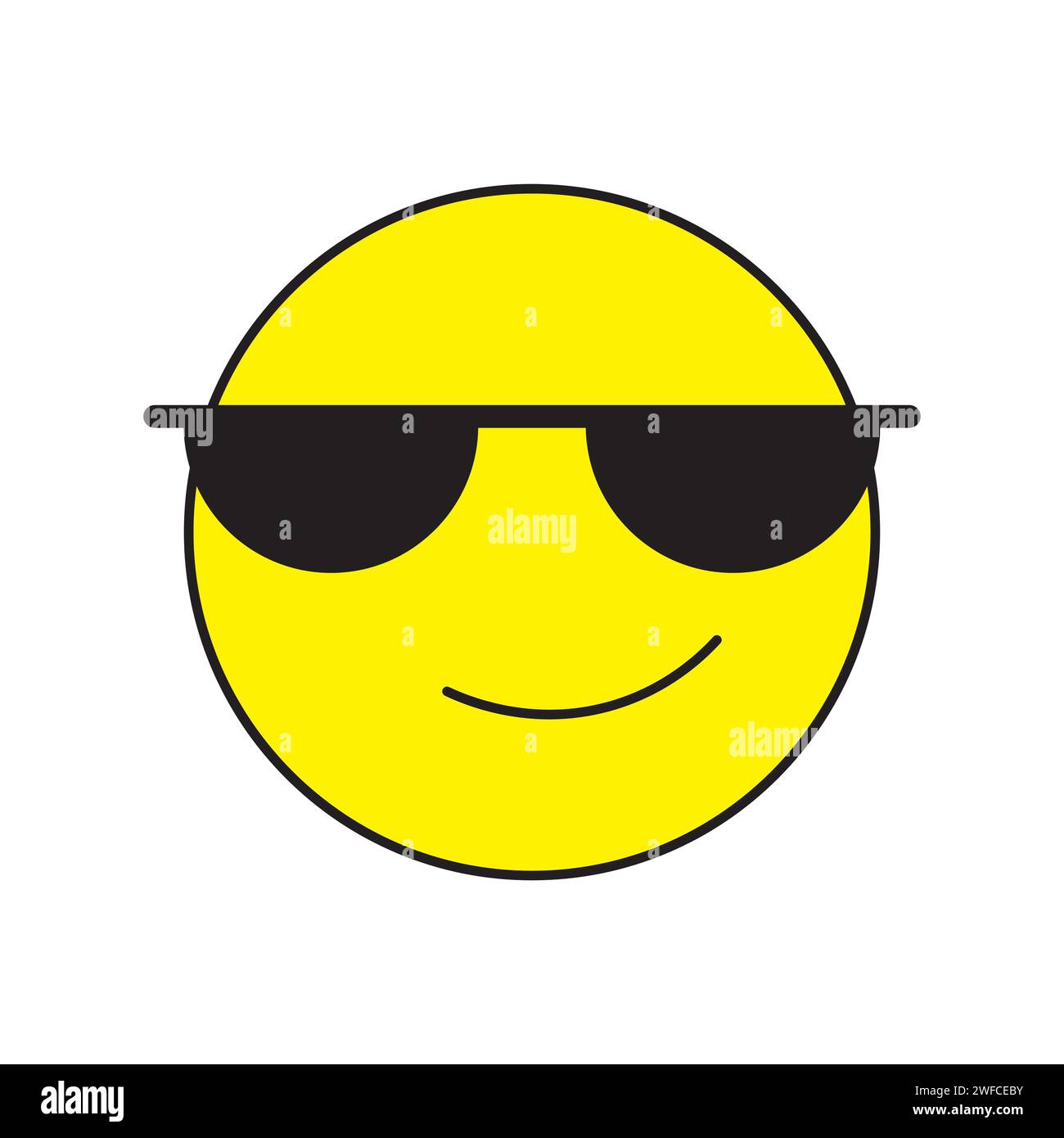 Smiley vector glasses Banque de photographies et d’images à haute ...