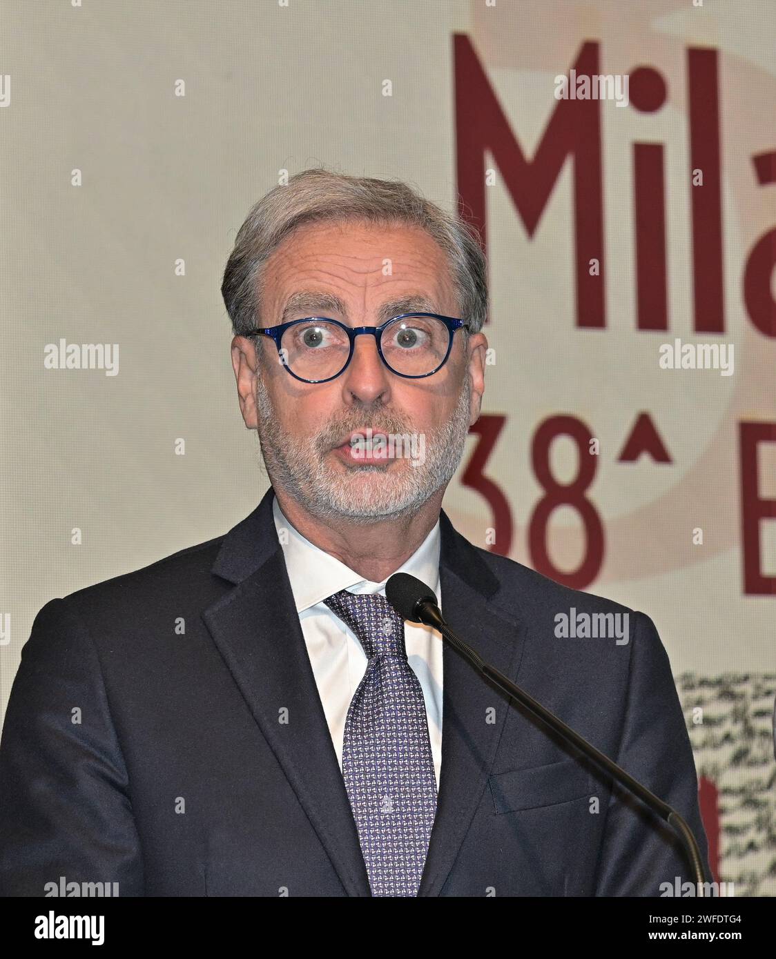 Milan, Italie Milano Unica 38e édition cérémonie inaugurale thème des institutions d ...