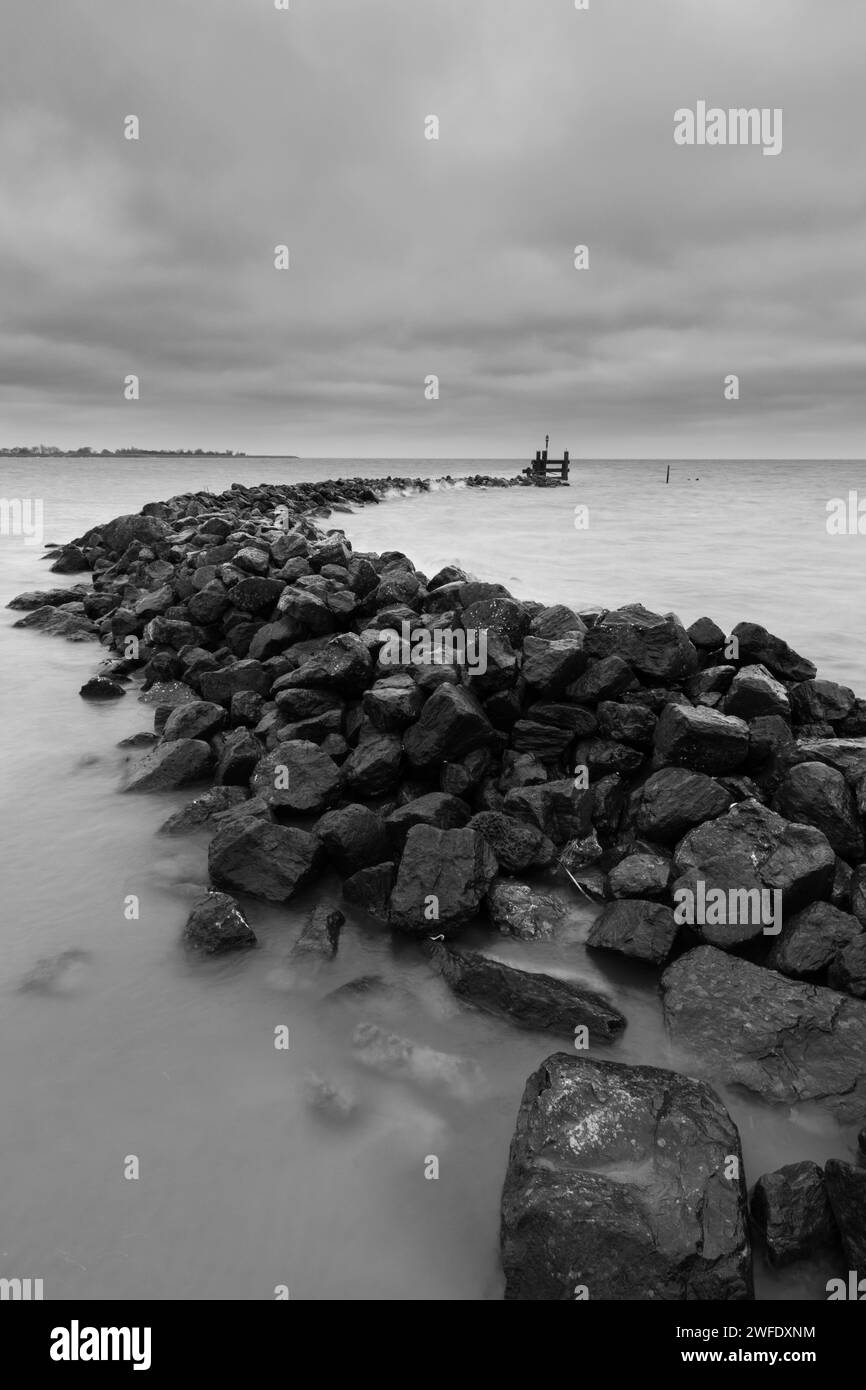 Lac shoal Banque d'images noir et blanc - Alamy