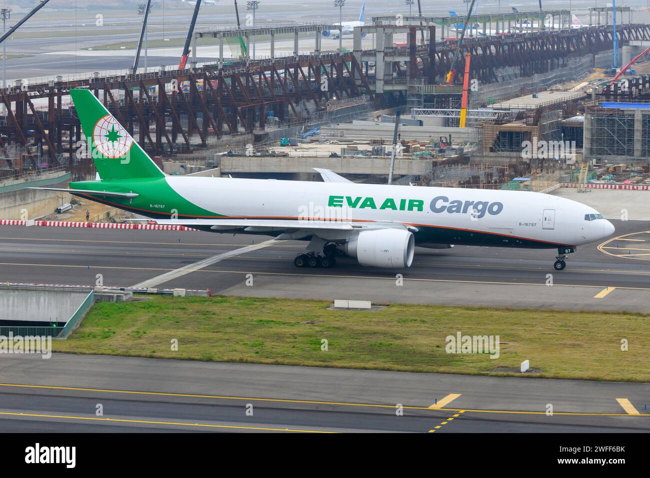 EVA Air Cargo Boeing 777. Avion cargo d'EVA Air Cargo. Avion 777F d ...