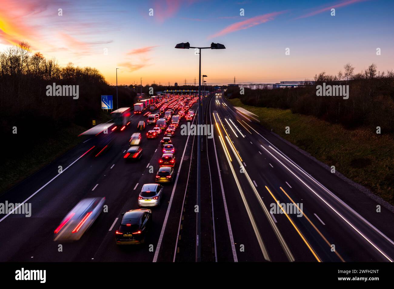 M6 direction nord Banque de photographies et d’images à haute ...