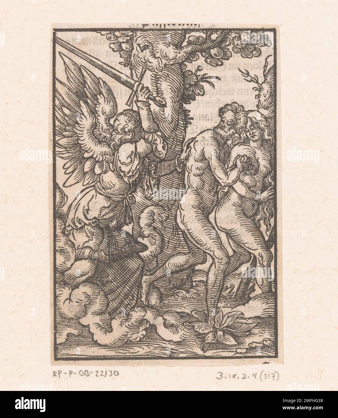 Expulsion du Paradis, Virgile, après Albrecht Dürer, 1552 imprimer ...
